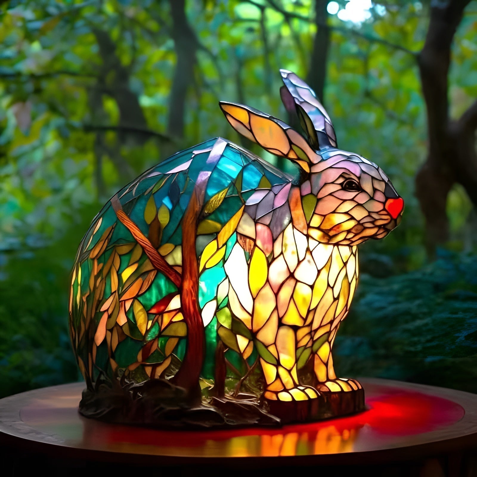 Pinpin – Magical Colored Glass Rabbit Lamp – Zoey & Rose